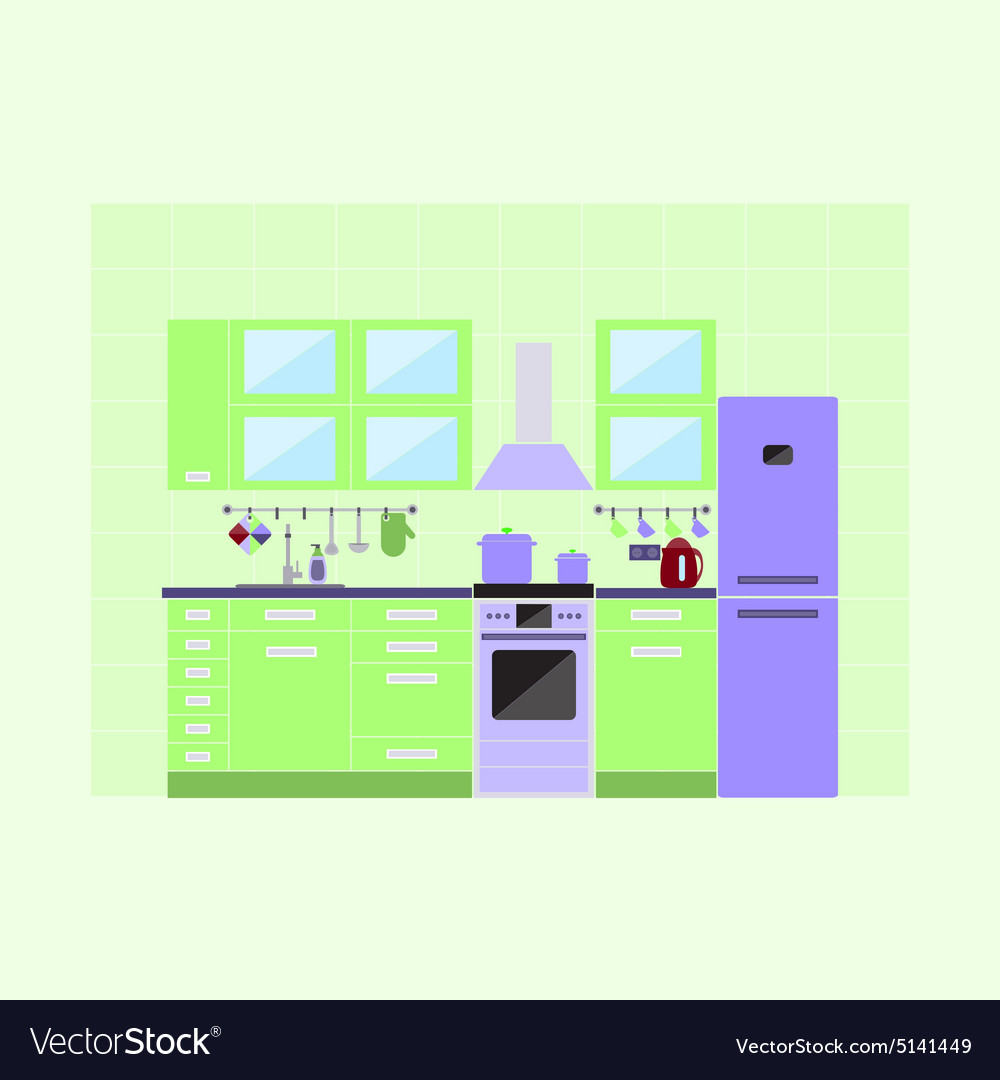 Kitchen Royalty Free Vector Image - VectorStock