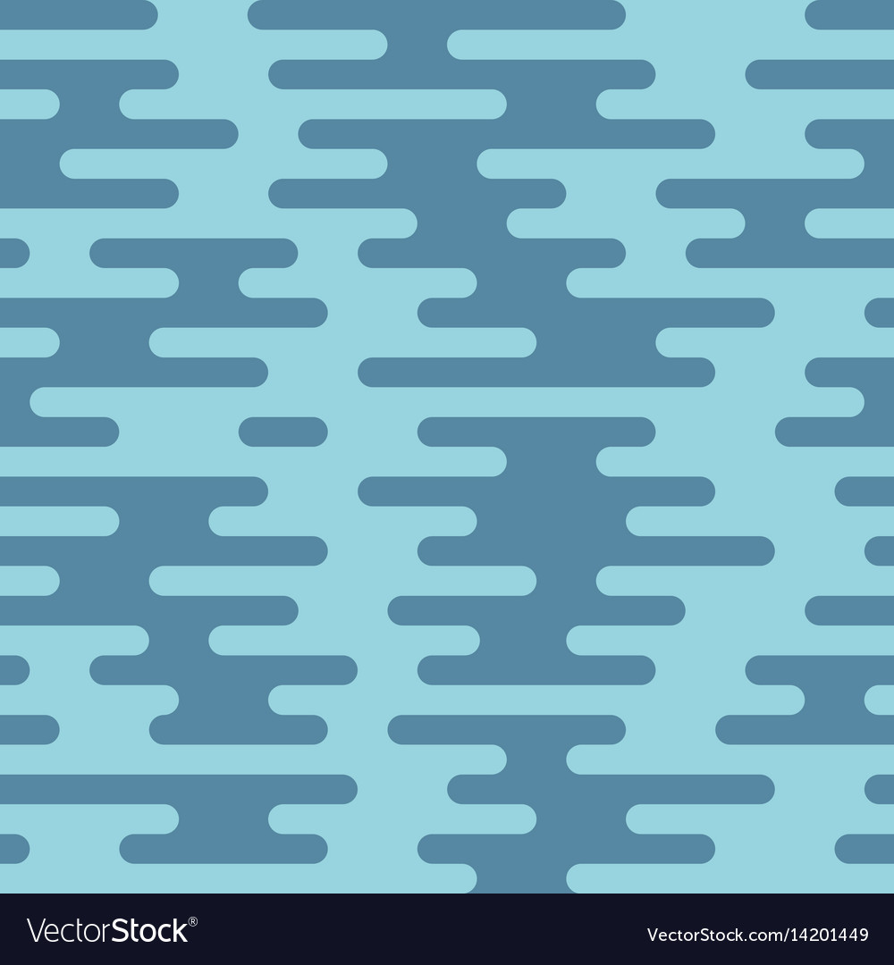 Ripple irregular rounded lines seamless pattern Vector Image