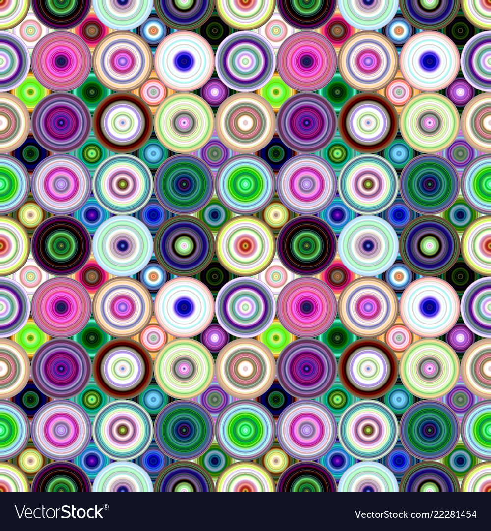 Abstract Concentric Circle Pattern Background Vector Image
