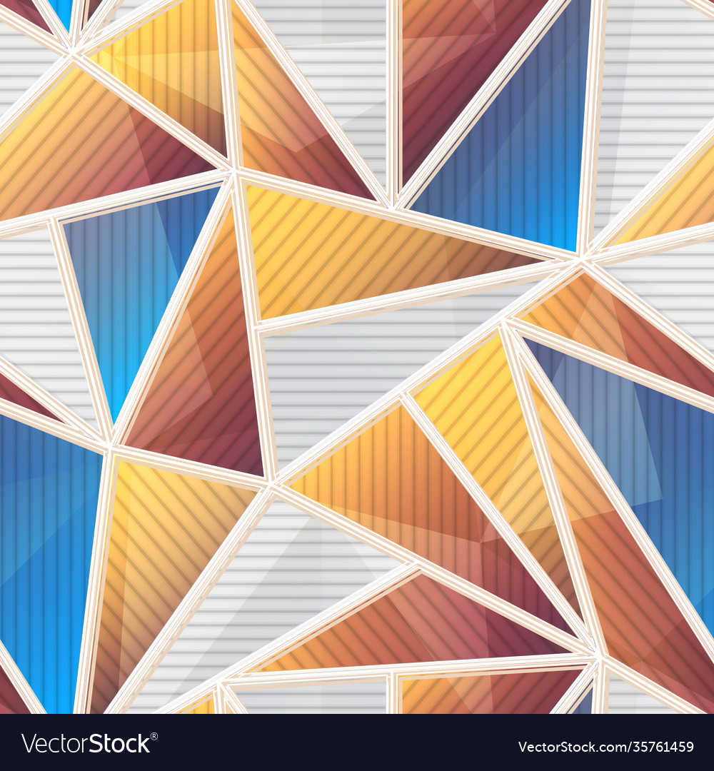 Abstract Triangle Seamless Pattern Royalty Free Vector Image