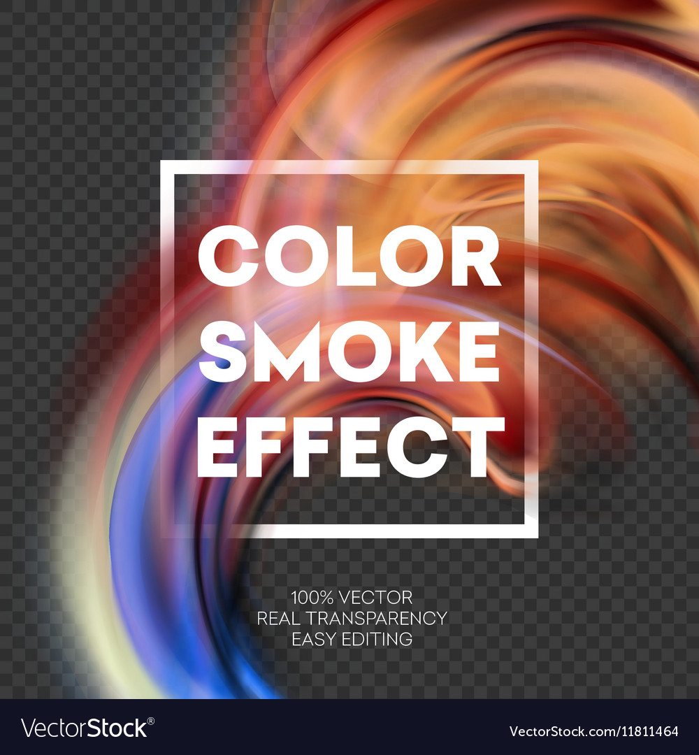 Abstract colored smoke effect background design Vector Image Abstract colored smoke effect background design Vector Image
