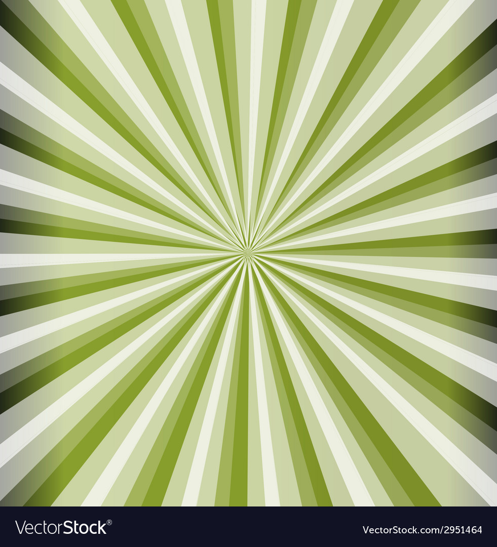 Green rays background Royalty Free Vector Image