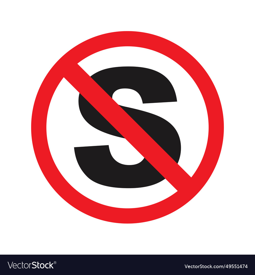 Traffic sign icon no stopping Royalty Free Vector Image