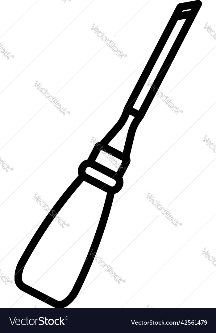 Chisel icon Royalty Free Vector Image - VectorStock
