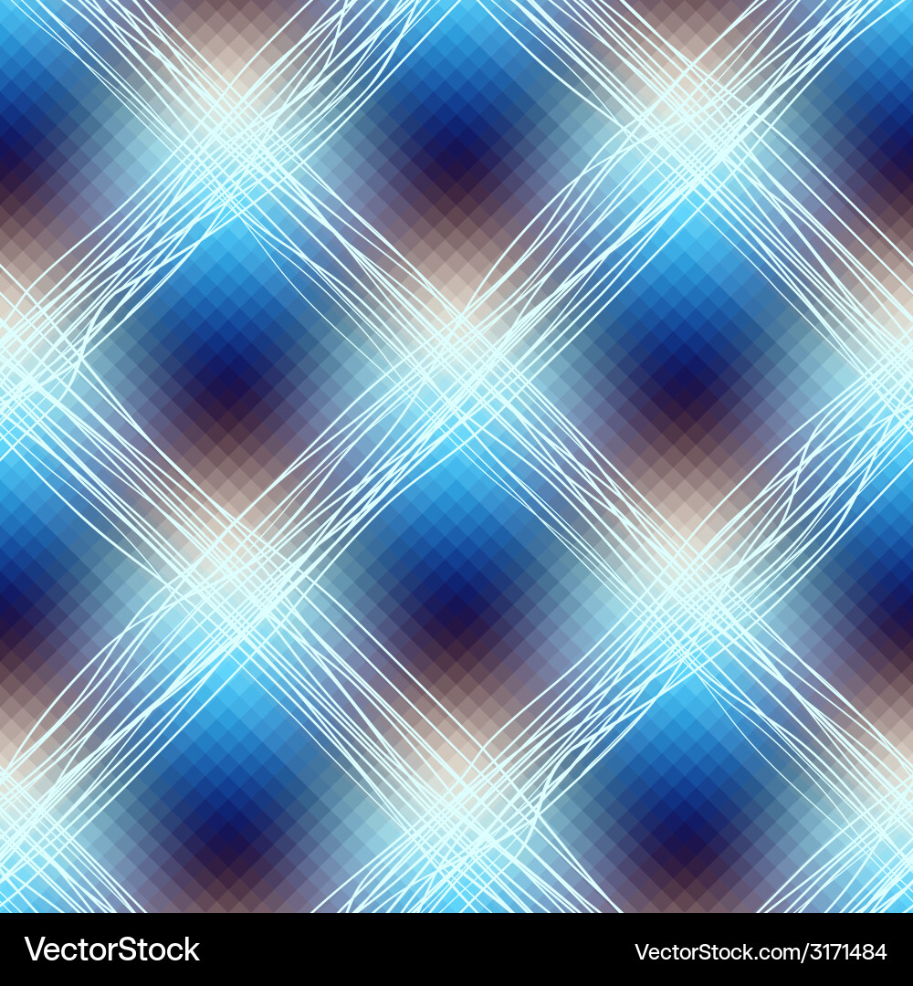 Blue checkered diagonal Royalty Free Vector Image