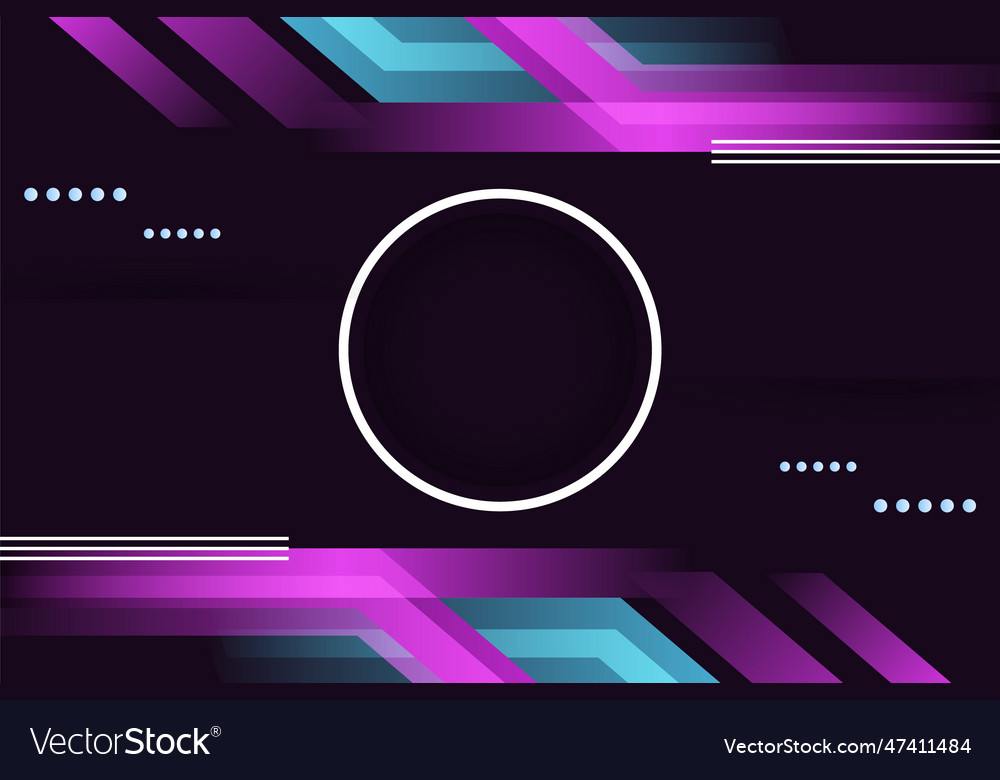 Gradient technology background banner background Vector Image