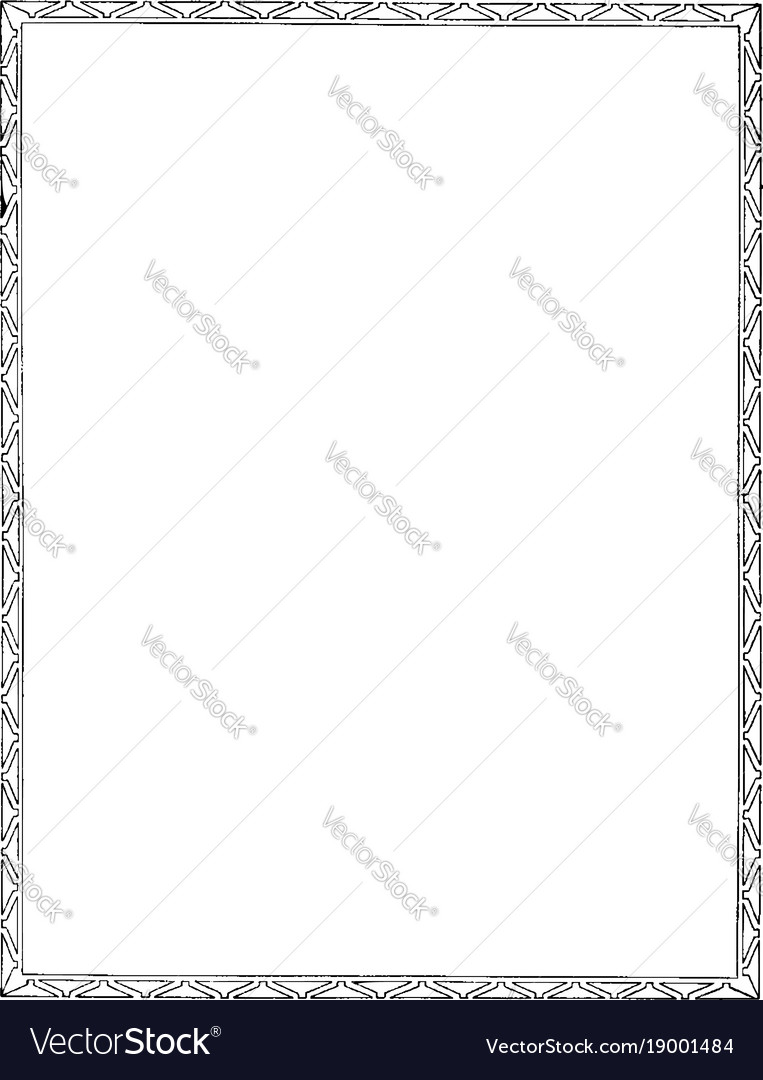 Simple triangle border have comprised multiple Vector Image