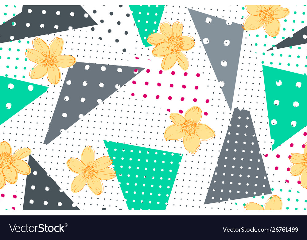 Colorful abstract with seamless background Vector Image