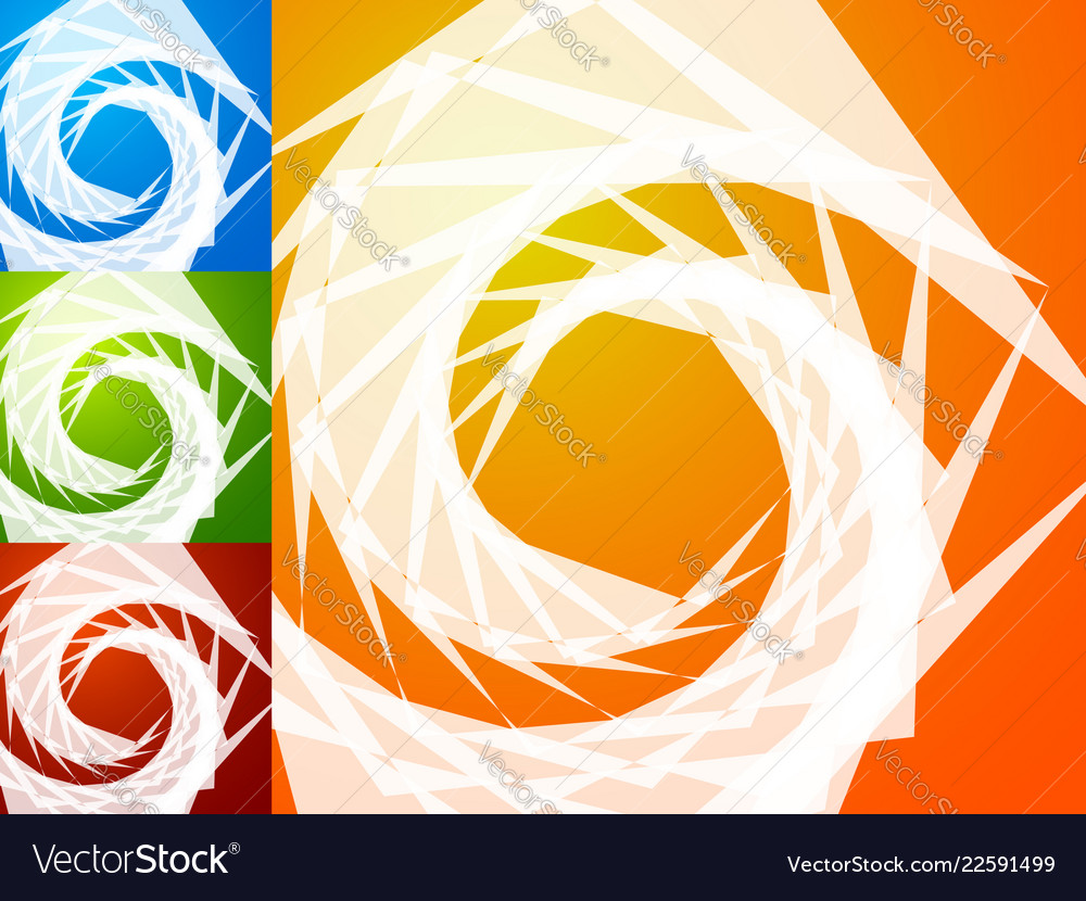 Colorful bright spirally background spiral vortex Vector Image