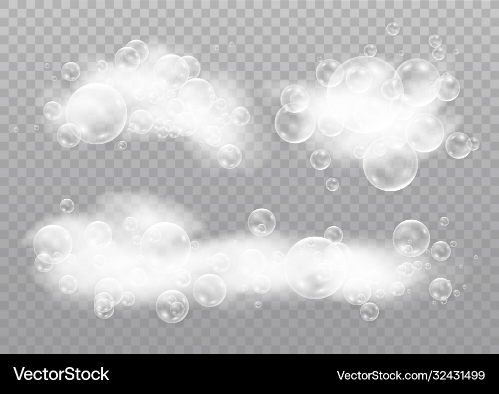 Foam and bubbles Royalty Free Vector Image - VectorStock