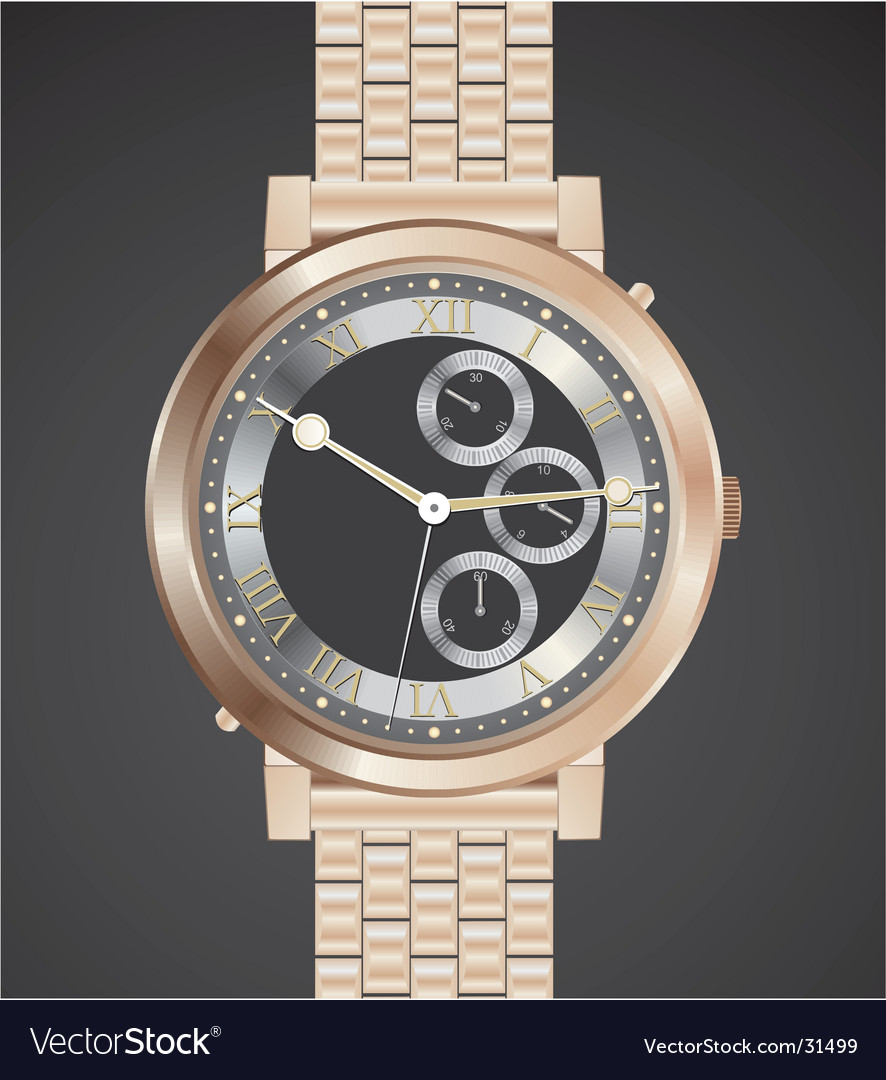 Watch Royalty Free Vector Image - VectorStock