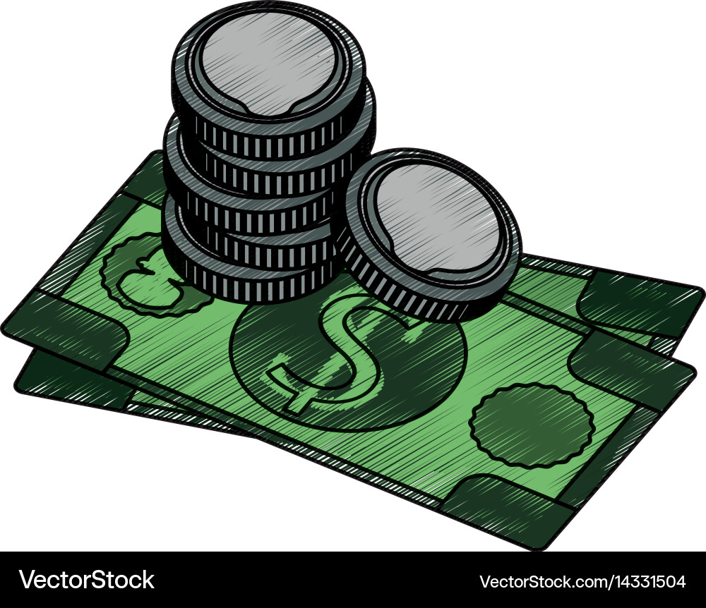 Billets of money Royalty Free Vector Image - VectorStock
