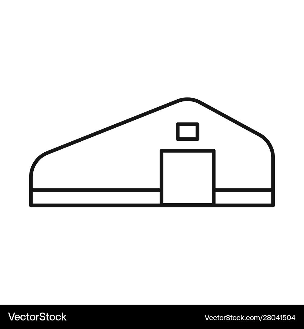 Design hangar and granary sign graphic Royalty Free Vector