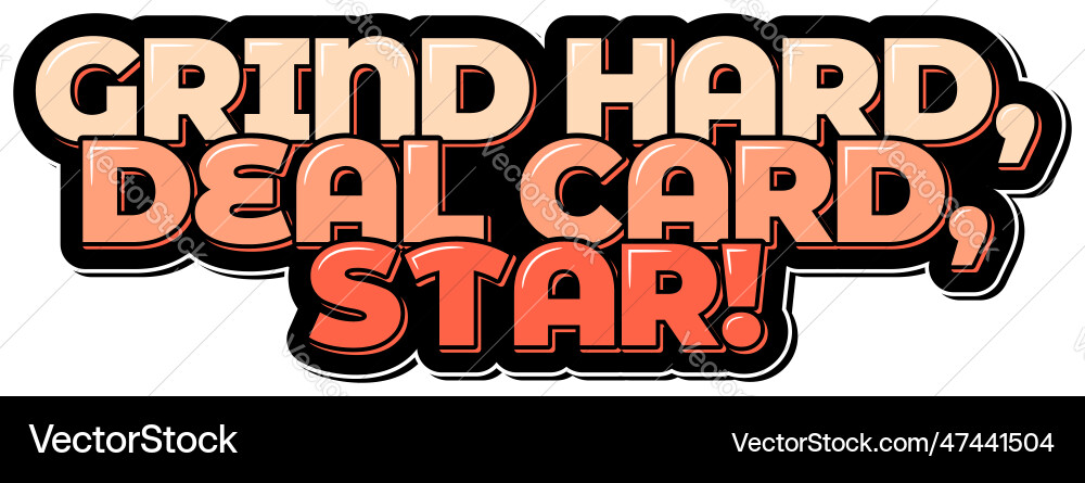 Hip hop hustle quote design Royalty Free Vector Image