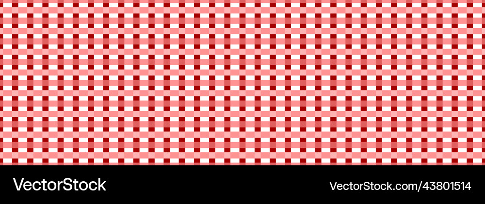 Red checkered tablecloth Royalty Free Vector Image