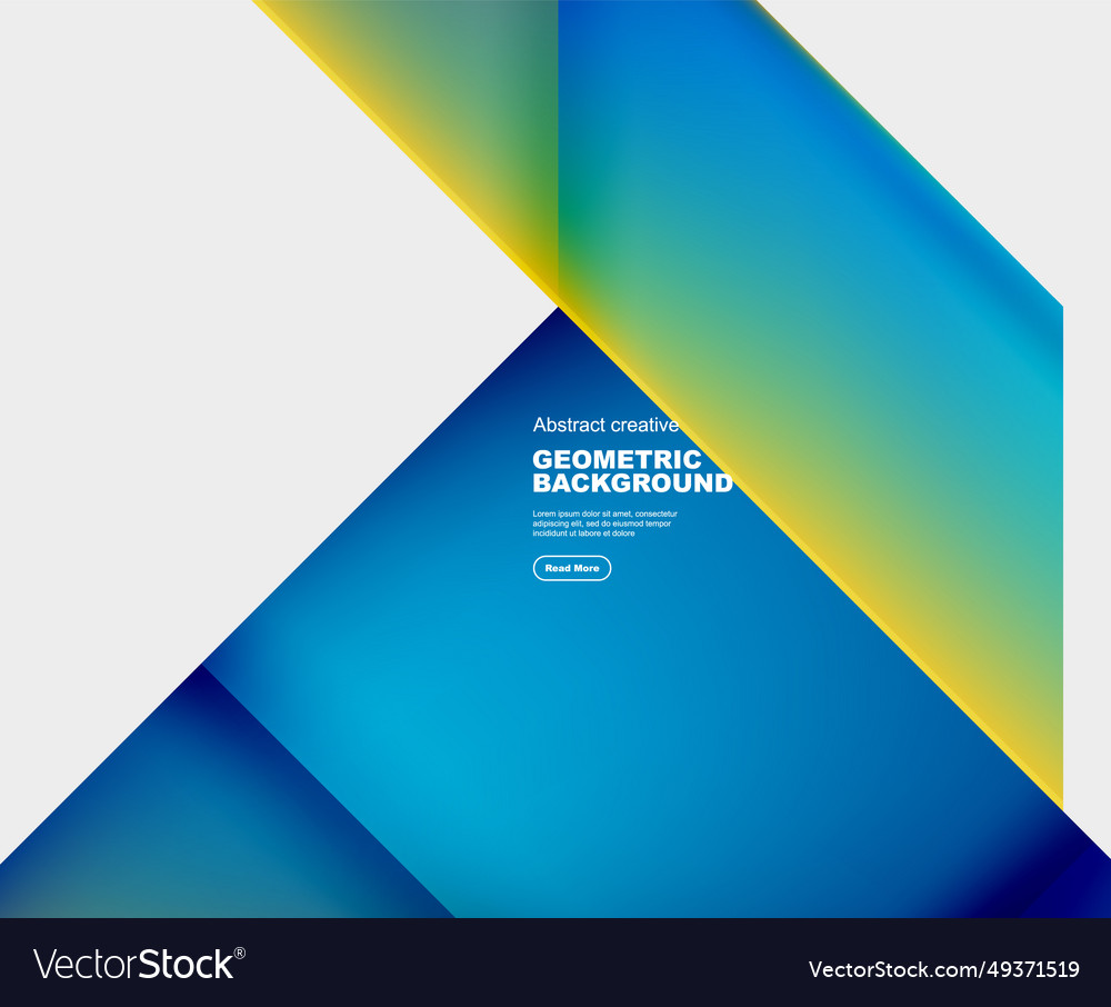 Gradient triangles abstract background Royalty Free Vector