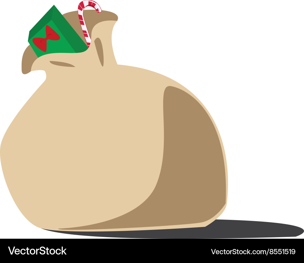 Santas sack Royalty Free Vector Image - VectorStock