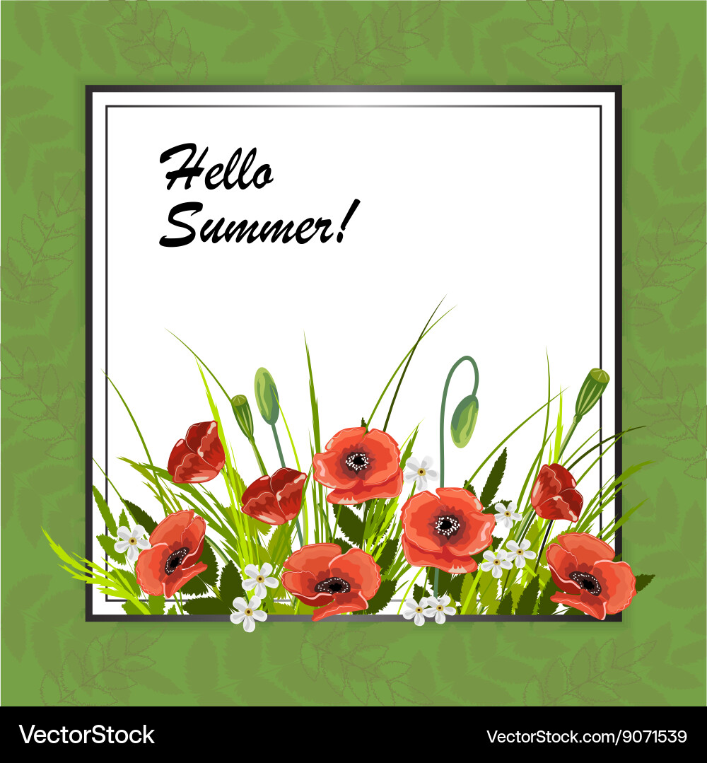 Floral background Royalty Free Vector Image - VectorStock