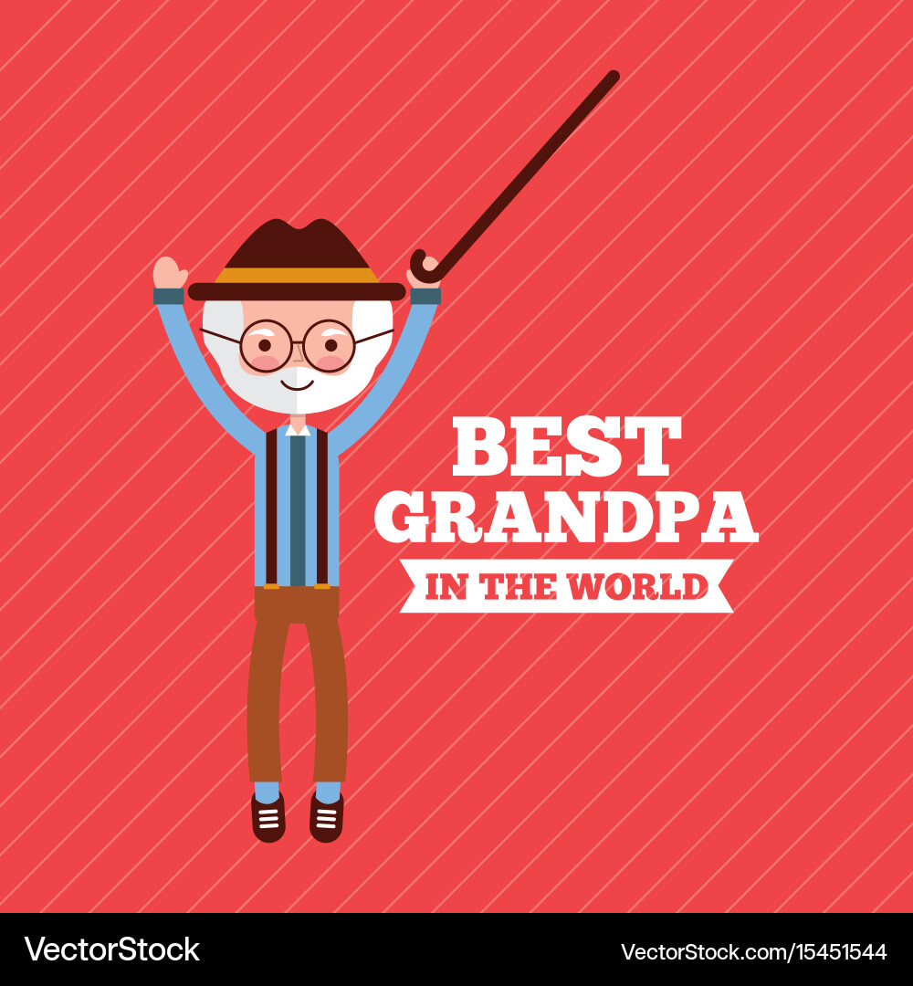 Best grandpa design Royalty Free Vector Image - VectorStock