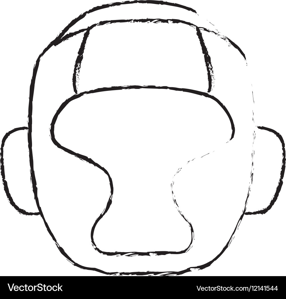 Boxing helmet icon Royalty Free Vector Image - VectorStock