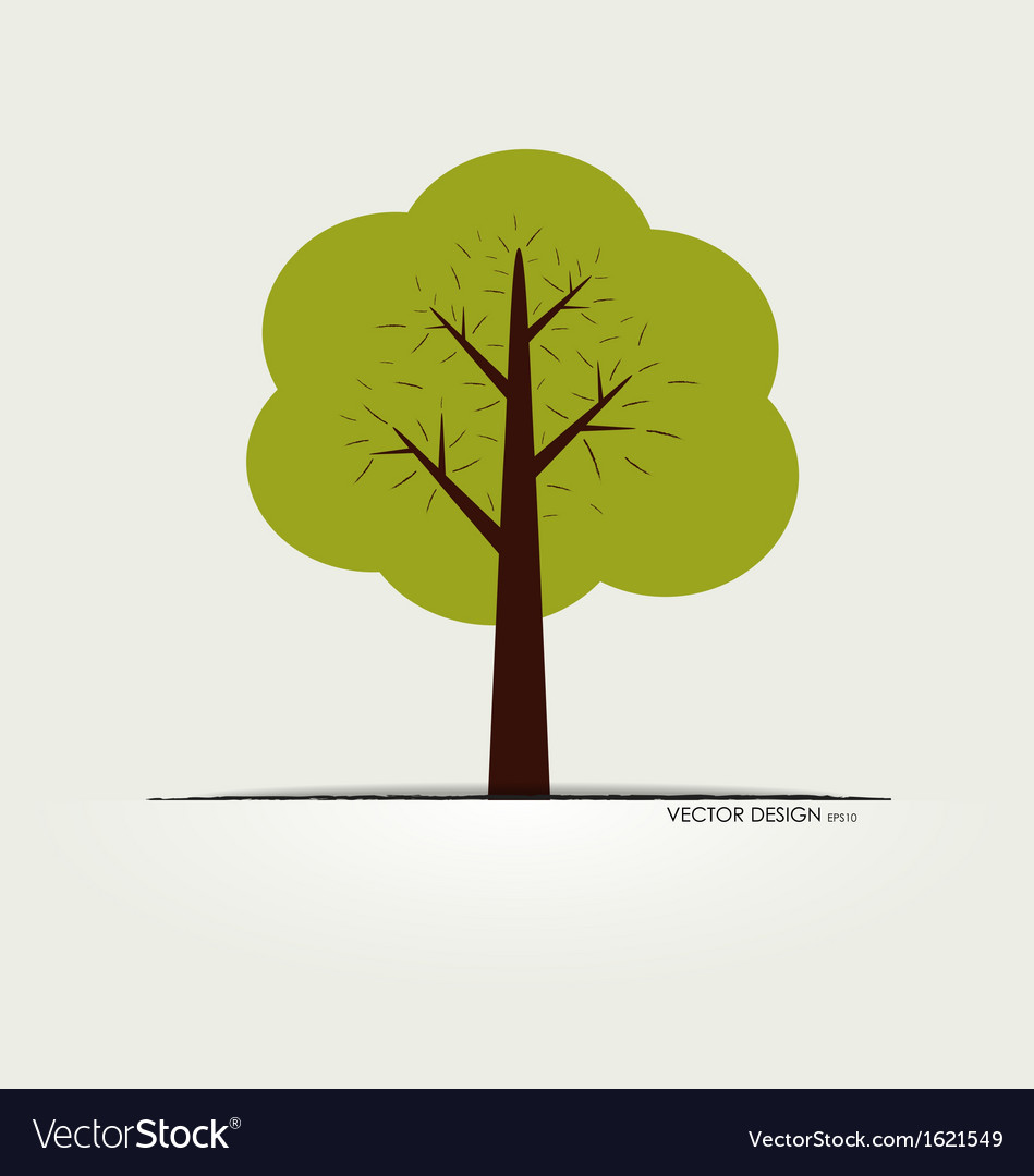 Abstract tree Royalty Free Vector Image - VectorStock