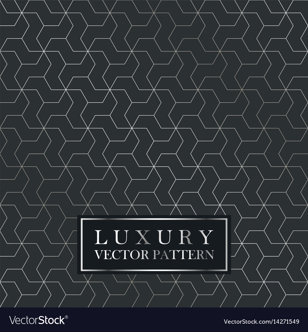 Luxury seamless geometric pattern - grid gradient Vector Image