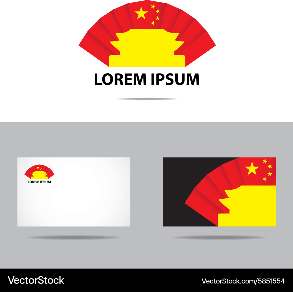 China company logo Royalty Free Vector Image - VectorStock