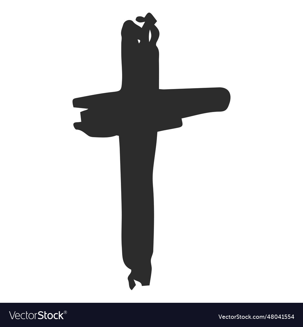 Cross scribble icon Royalty Free Vector Image - VectorStock