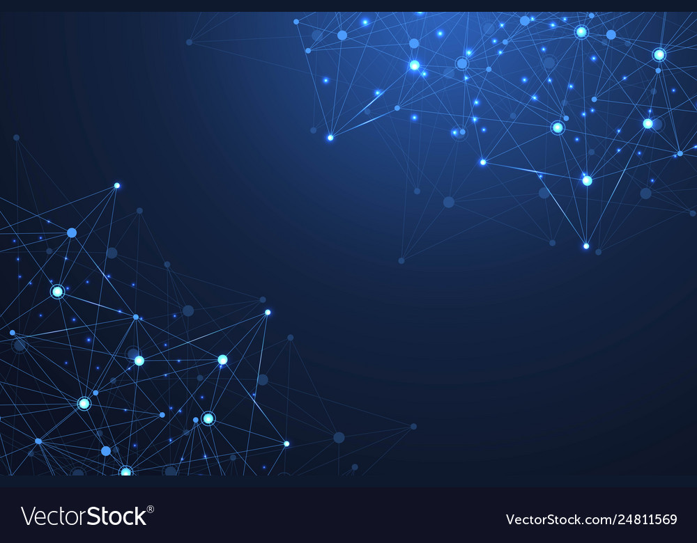 Abstract plexus background with connected lines Vector Image Abstract plexus background with connected lines Vector Image