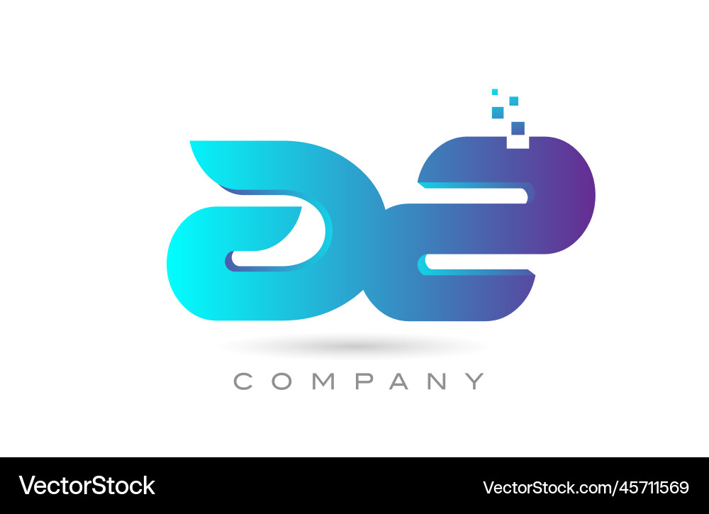 Az alphabet letter logo icon combination design Vector Image