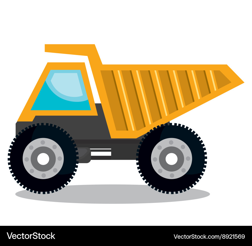 Construction machinery design Royalty Free Vector Image