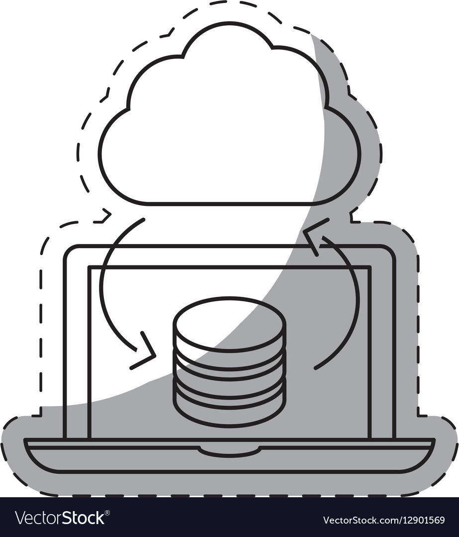 Optimization database icon image design Royalty Free Vector