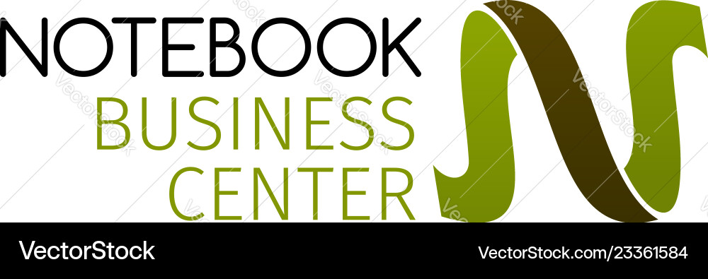 Business center sign Royalty Free Vector Image