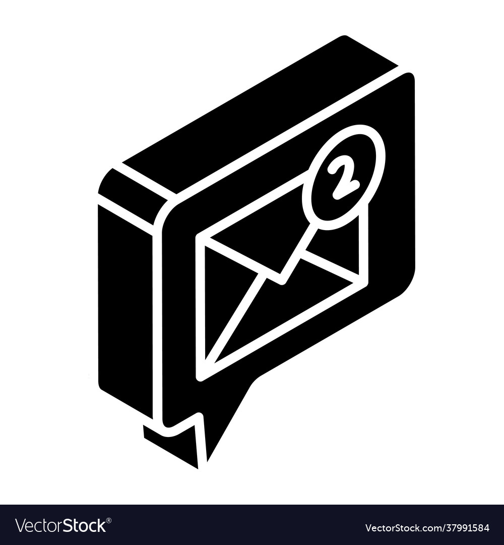 Message notification Royalty Free Vector Image