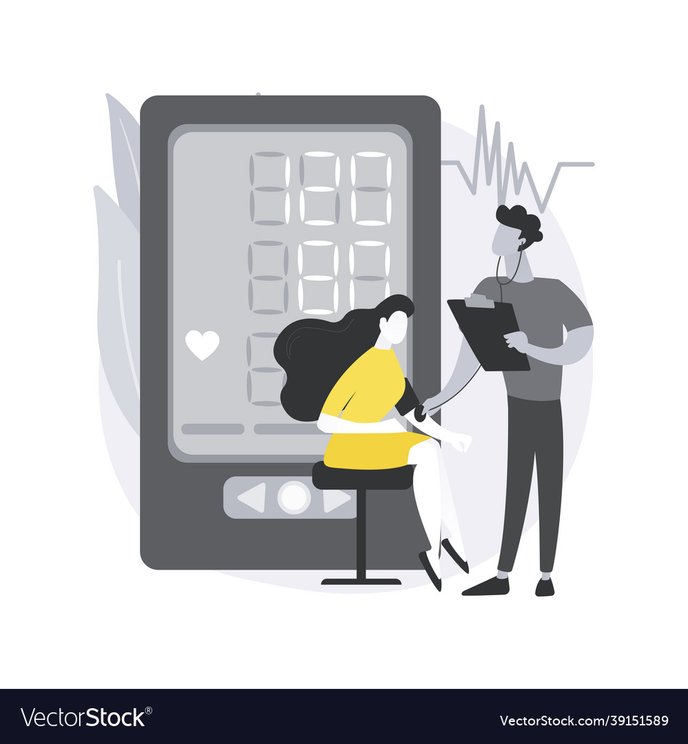 Blood Pressure Screening Abstract Concept Vector Image blood-pressure-screening-abstract-concept-vector-image