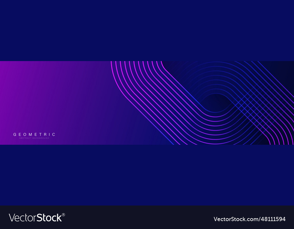 Abstract blue geometric line element futuristic Vector Image