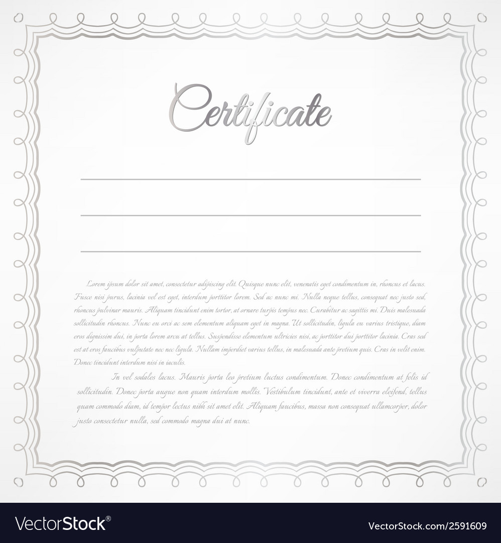 Certificate background Royalty Free Vector Image