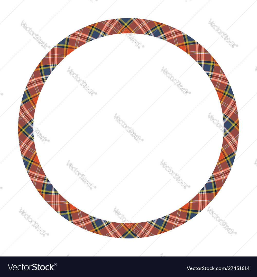 Circle borders and frames round border pattern Vector Image