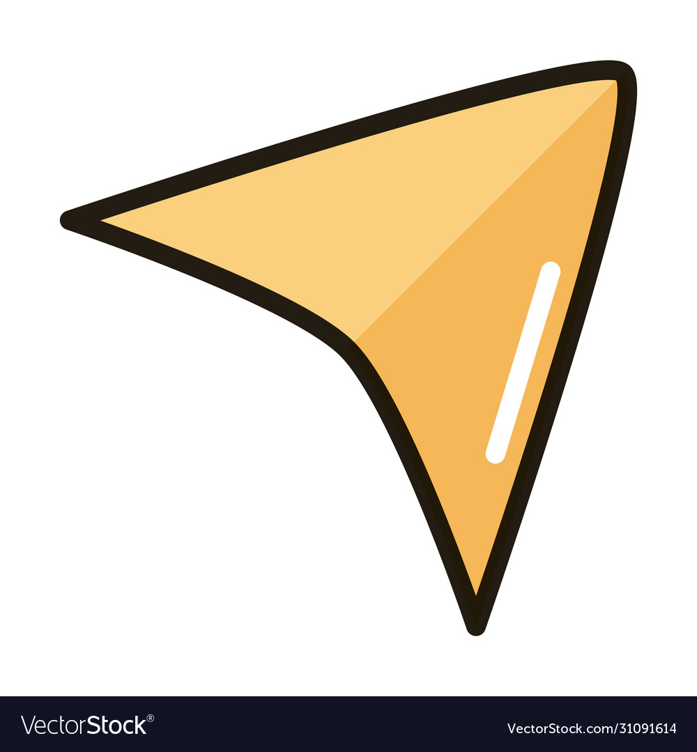 Cursor internet web technology interface line Vector Image