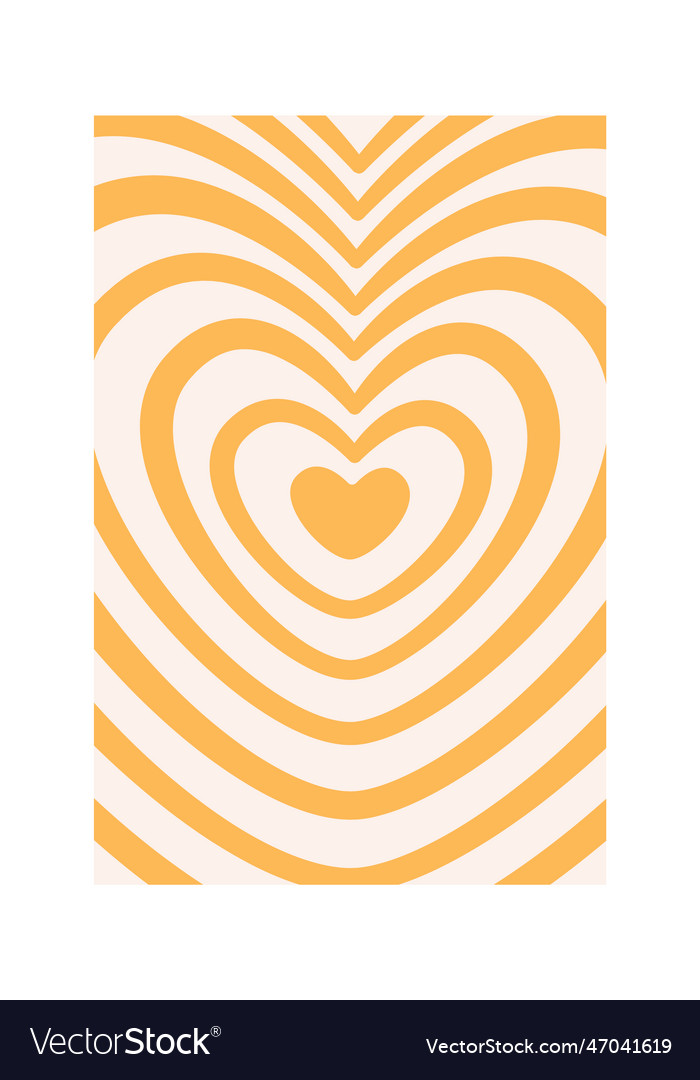 Heart rectangle pattern Royalty Free Vector Image