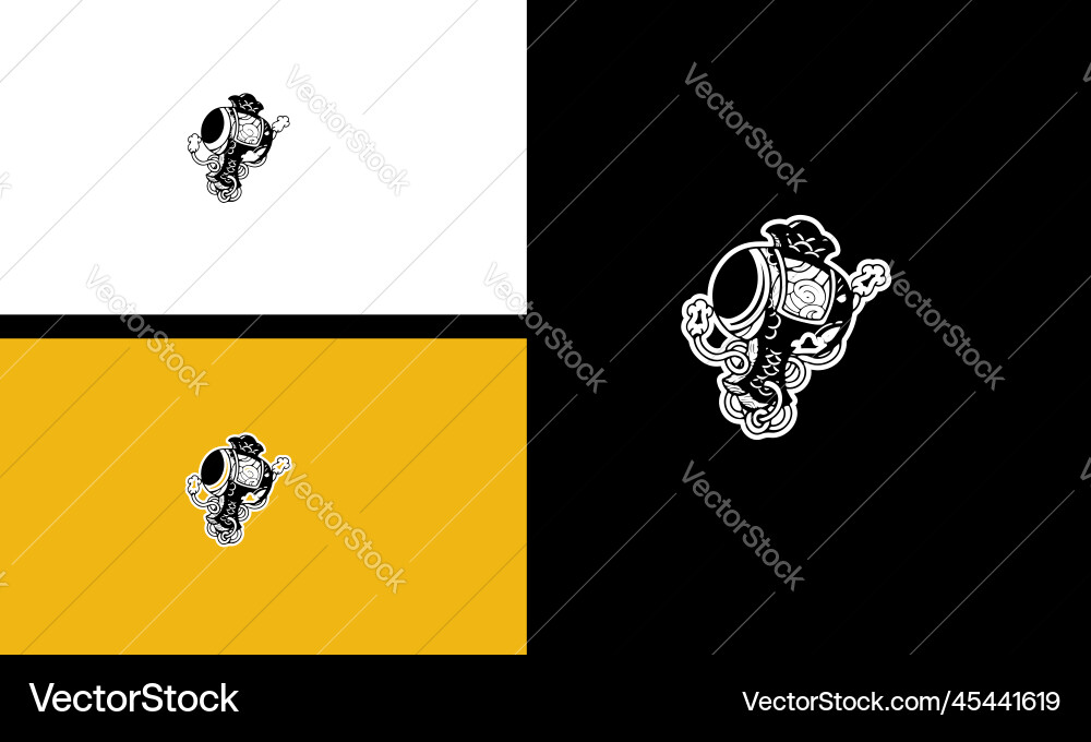 Hummer chinese outline design Royalty Free Vector Image