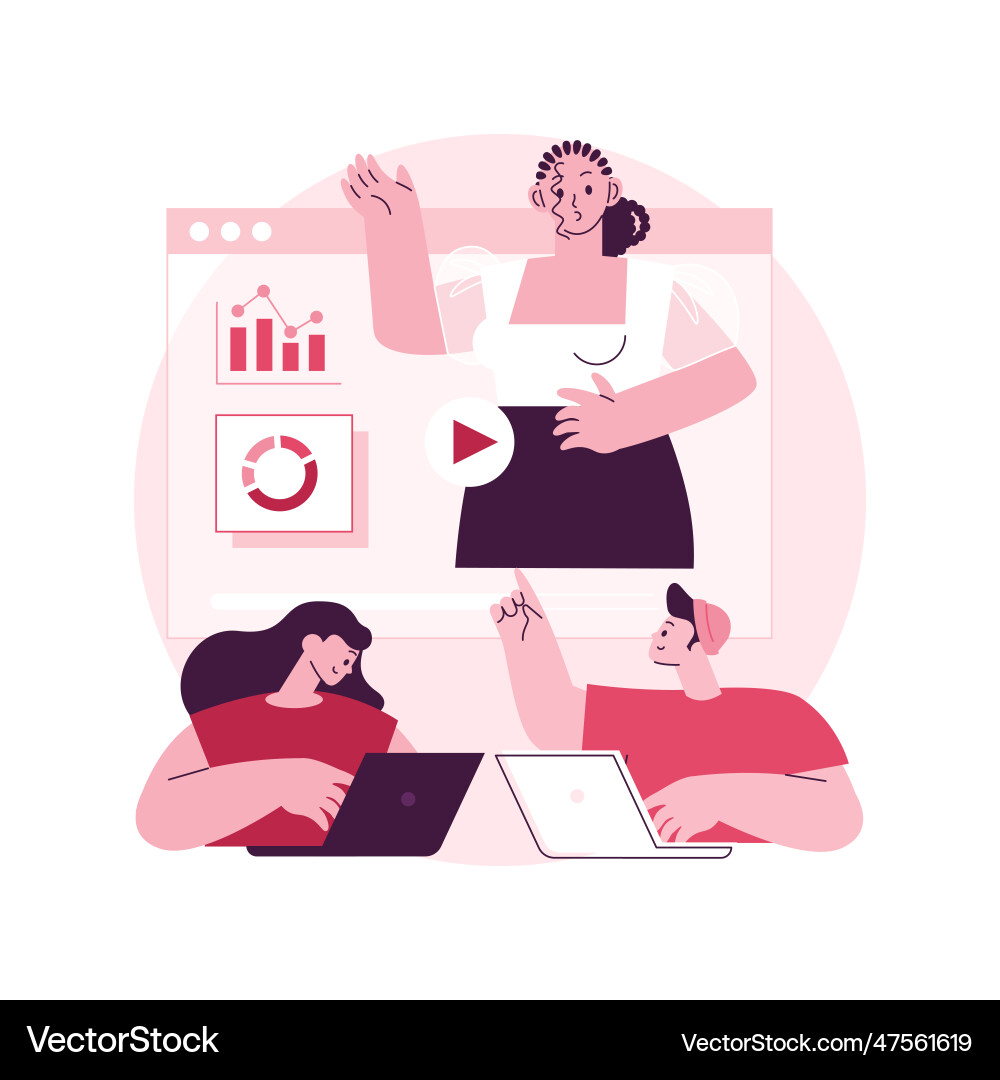 Visual Storytelling Abstract Concept Royalty Free Vector
