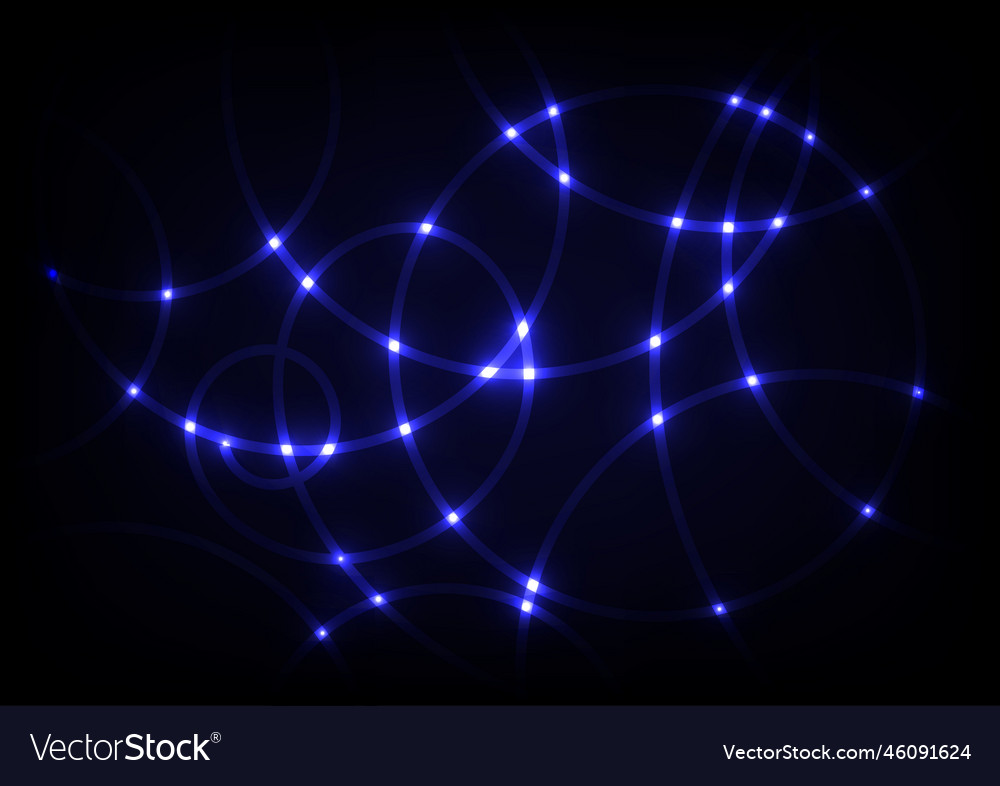 Abstract Blue Light Line Spiral Digital Royalty Free Vector