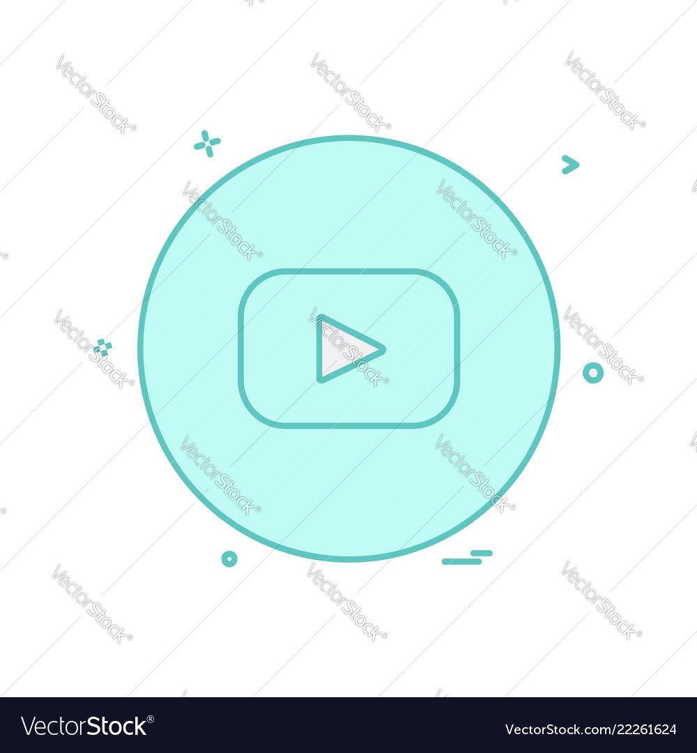 Youtube Icon Design Royalty Free Vector Image - Vectorstock