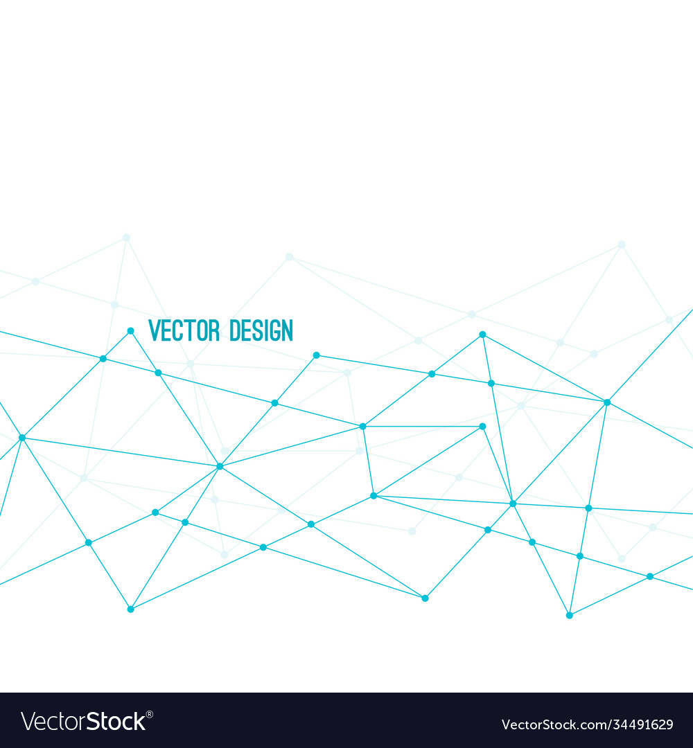 Abstract Plexus Technology Background Royalty Free Vector 