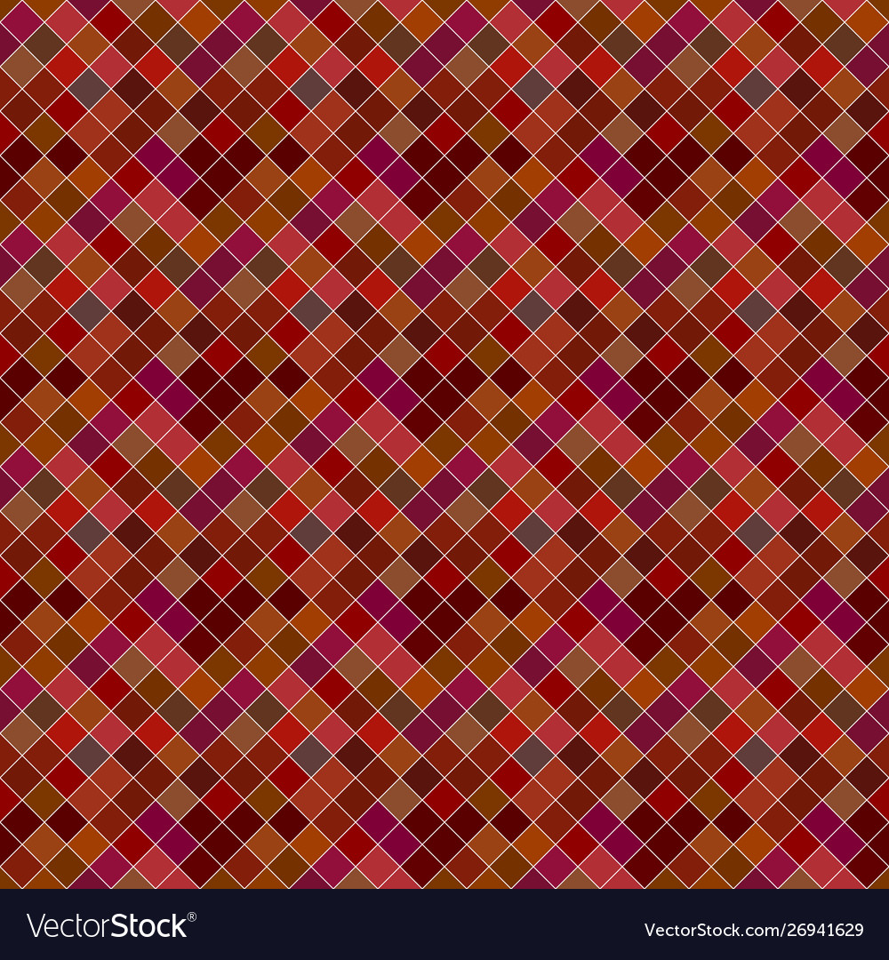 Seamless dark abstract diagonal square pattern Vector Image