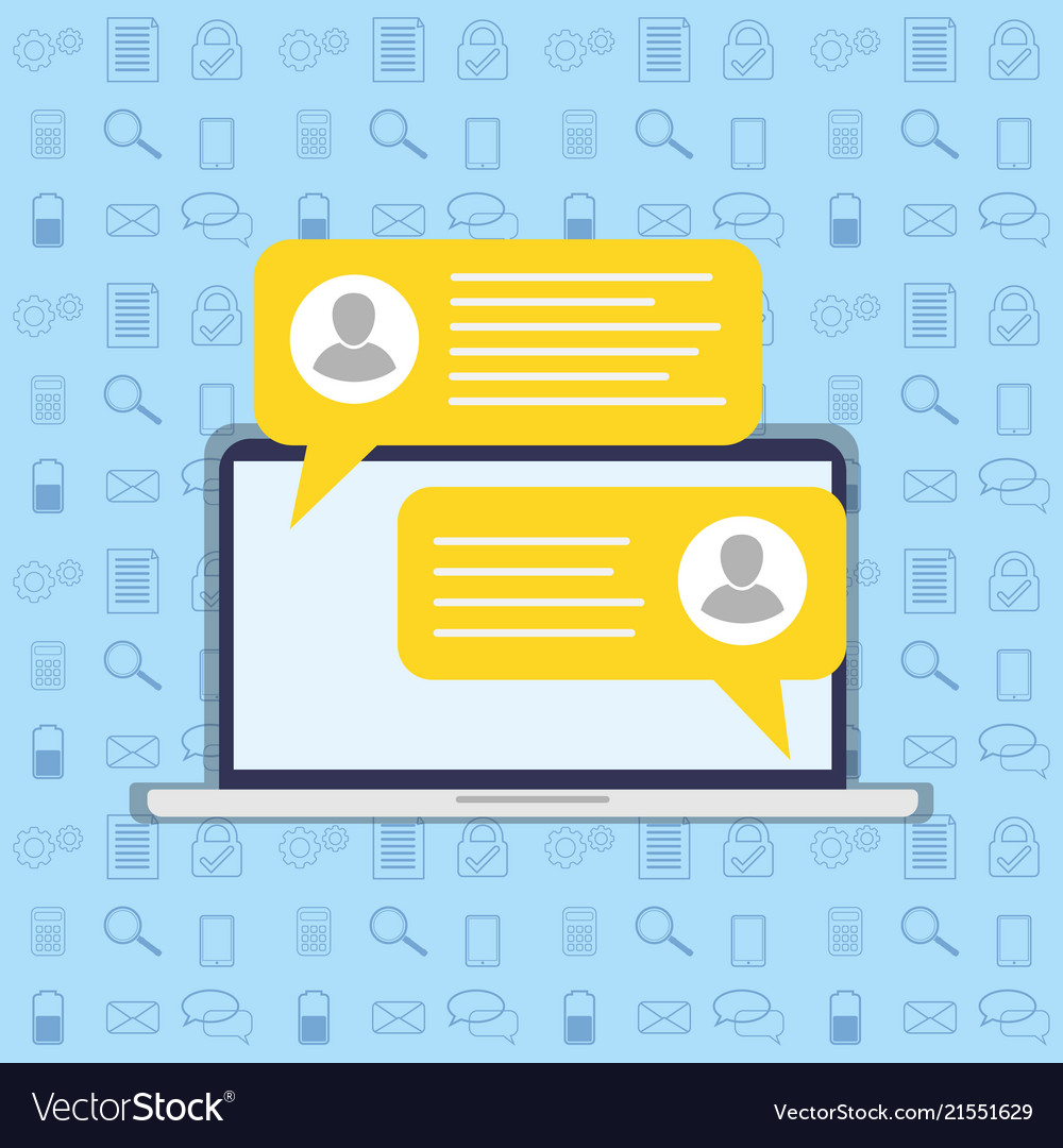 Short message service bubbles Royalty Free Vector Image Short message service bubbles Royalty Free Vector Image