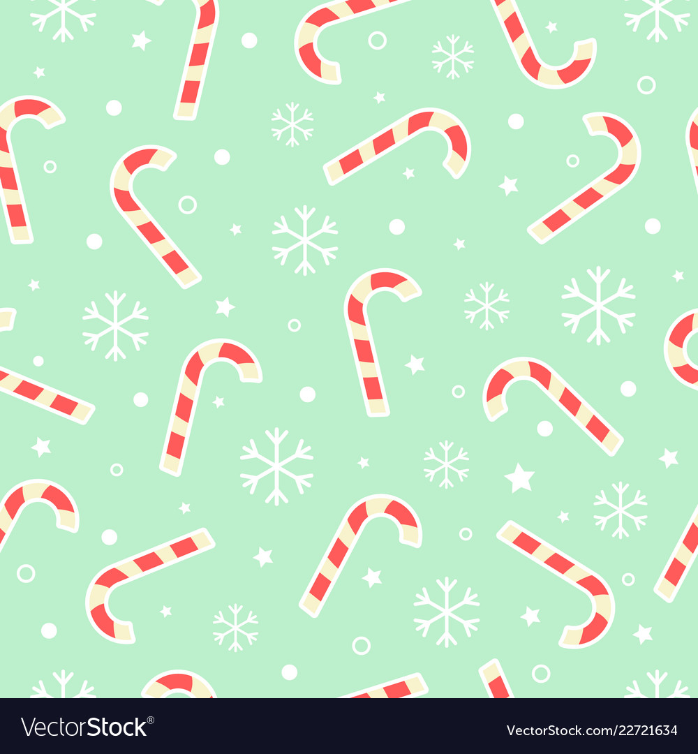 Candy cane pattern Royalty Free Vector Image - VectorStock