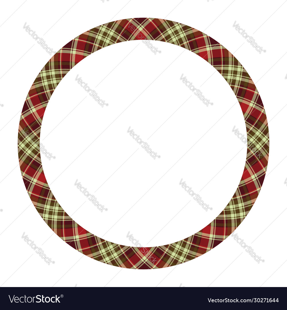 Circle borders and frames round border pattern Vector Image