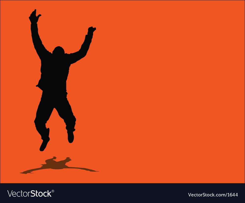 Jumping design Royalty Free Vector Image - VectorStock